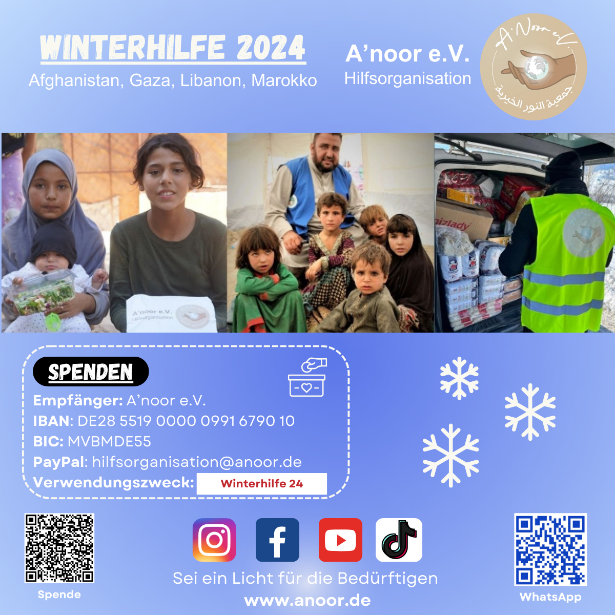 Winterhilfe - A' Noor e.V.